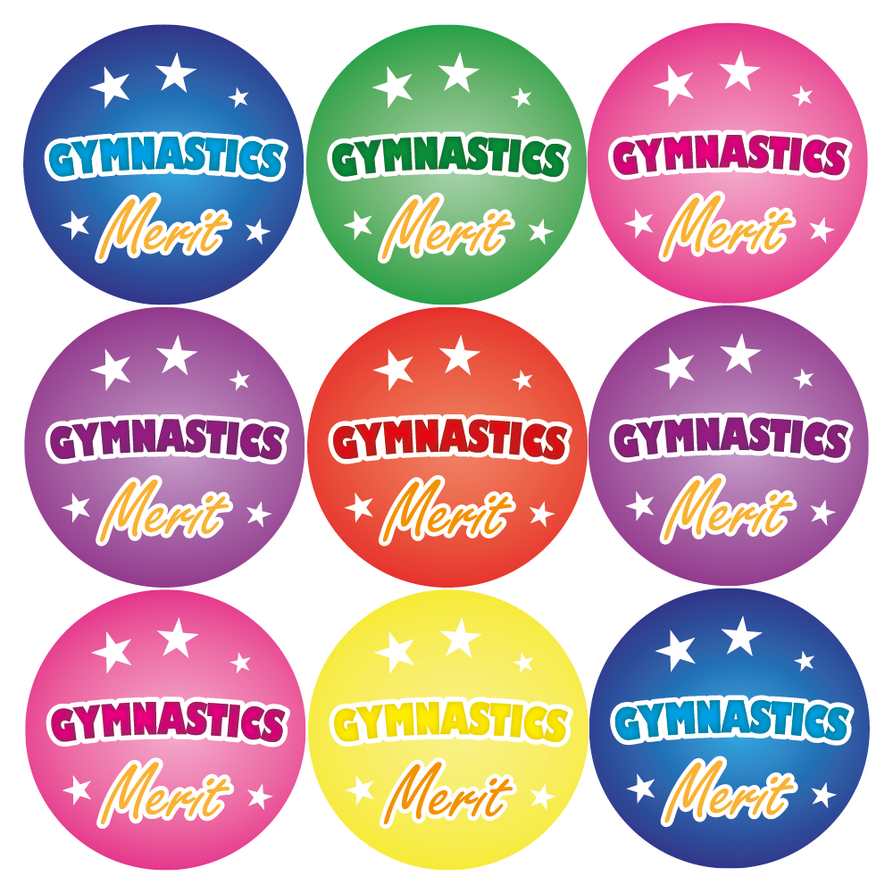 Gymnastics Reward Stickers — MyClassroom