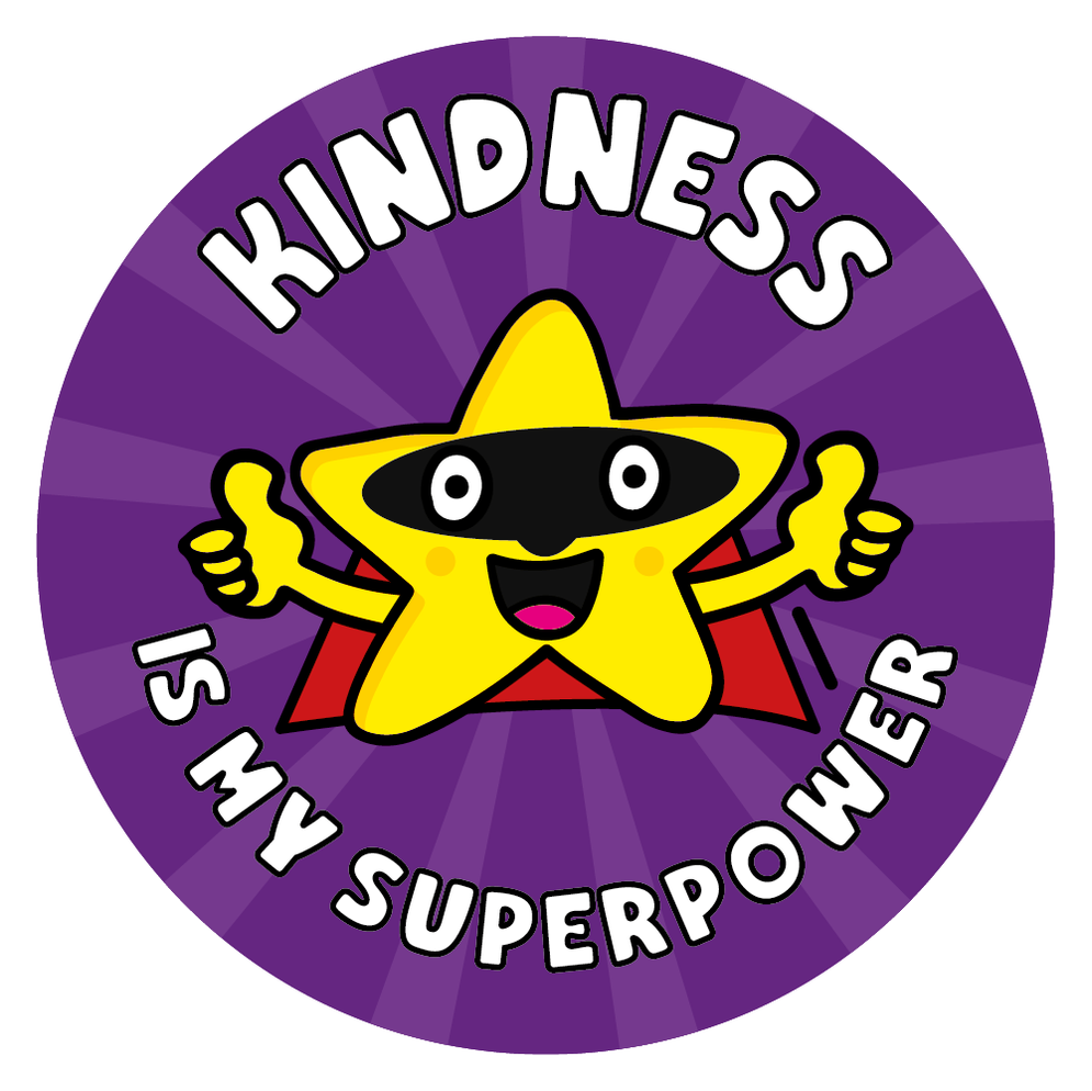 Kindness is my Superpower Star Reward Stickers — MyClassroom