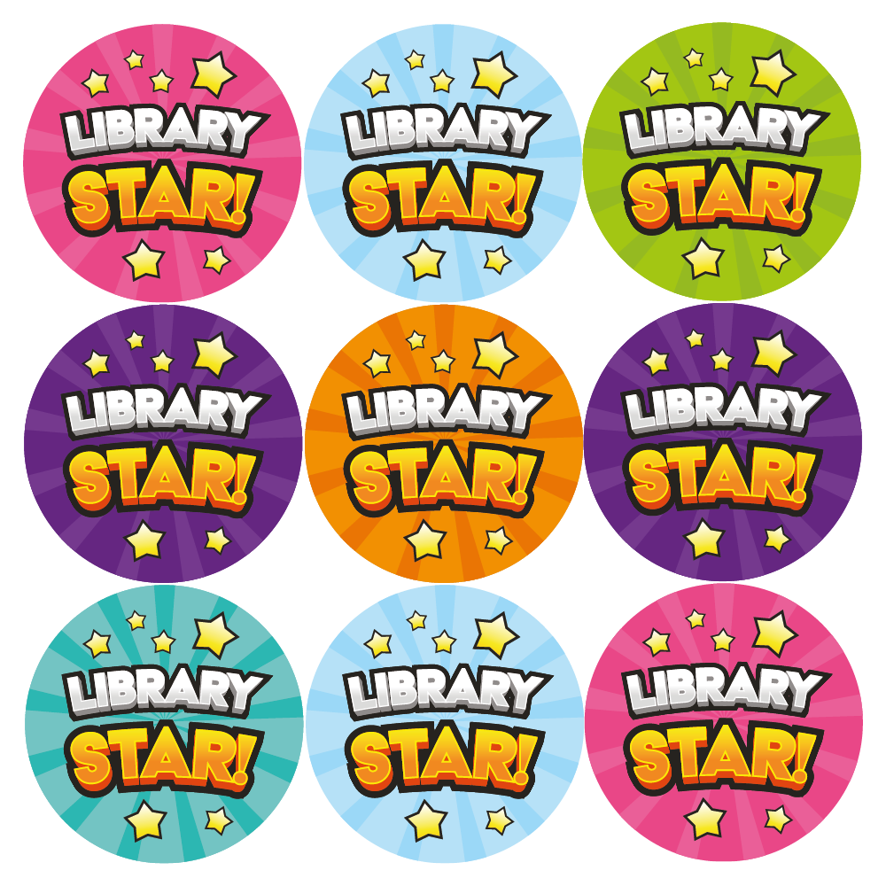 Library Star Reward Stickers — MyClassroom