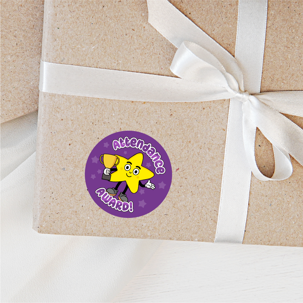 Attendance Award Star Reward Stickers — MyClassroom