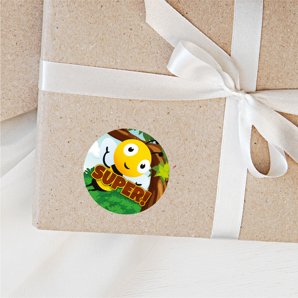 Bee Praise Words Reward Stickers — MyClassroom