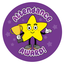 Attendance Award Star Reward Stickers — MyClassroom