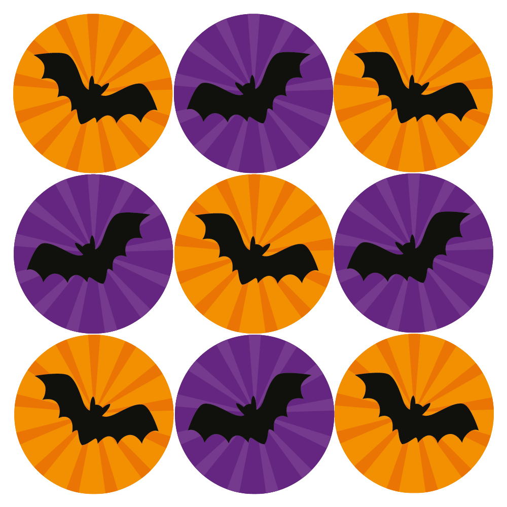 Bat Silhouette Reward Stickers — MyClassroom