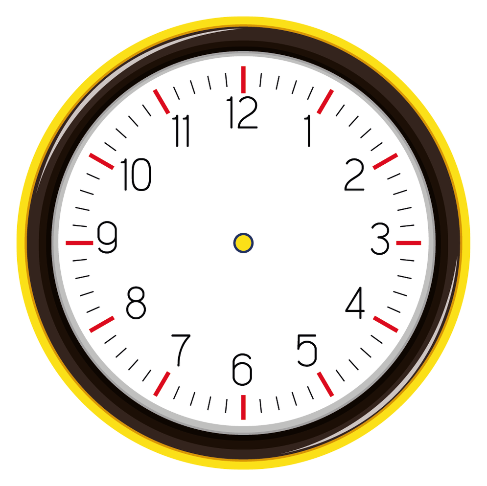 Blank Clock Face Stickers — MyClassroom