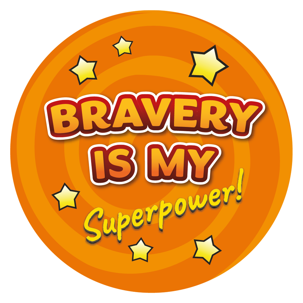 Bravery is my Superpower Reward Stickers — MyClassroom
