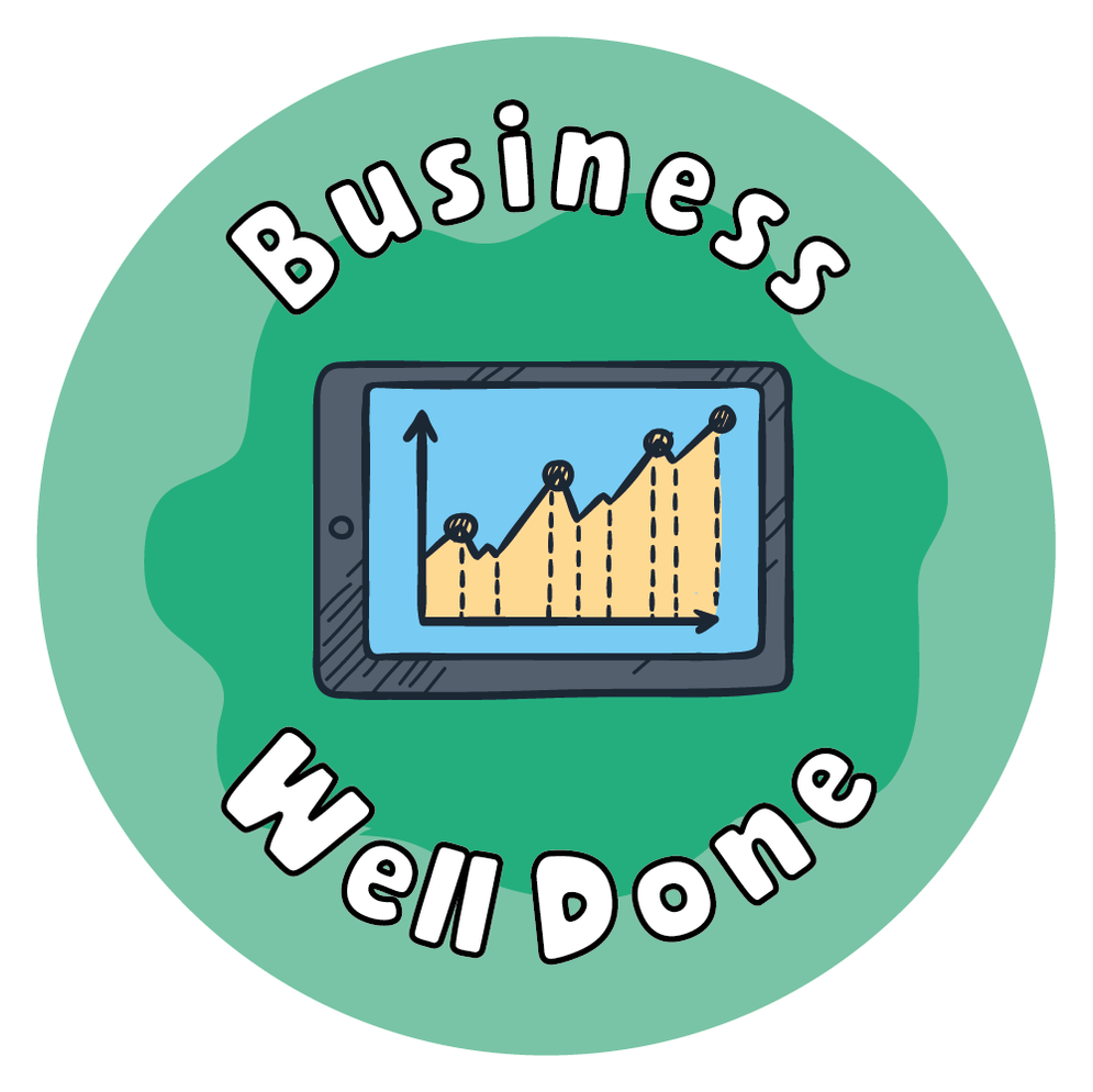 Business Well Done Reward Stickers — MyClassroom