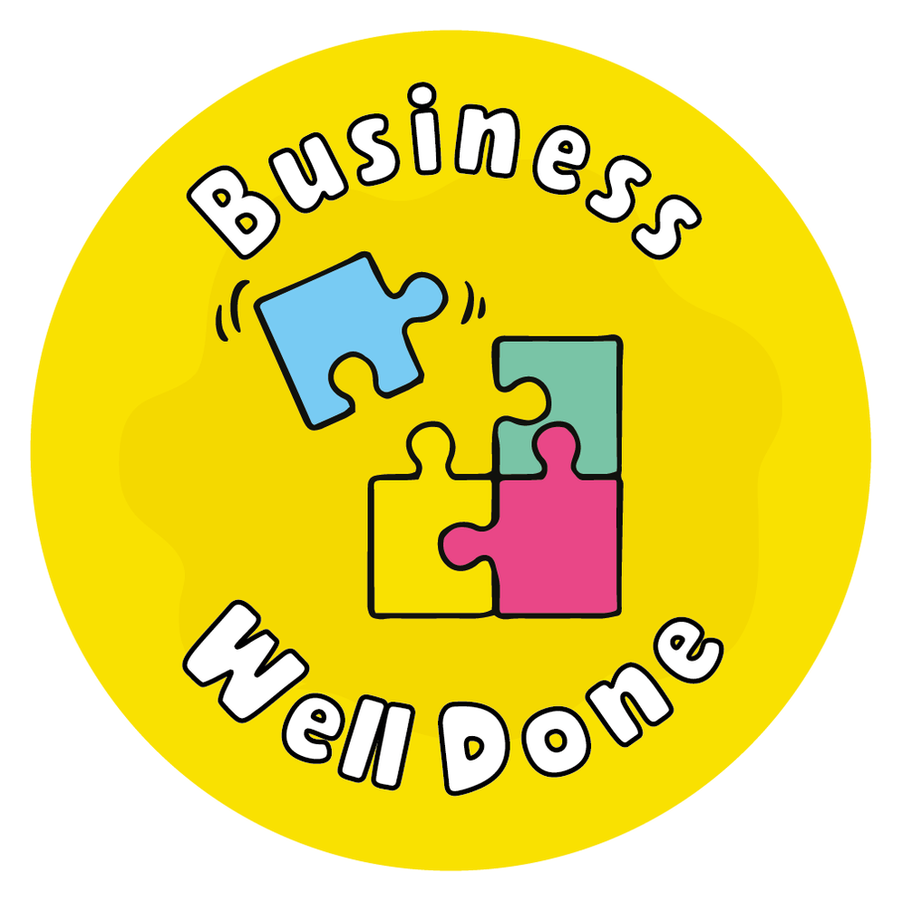 Business Well Done Reward Stickers — MyClassroom