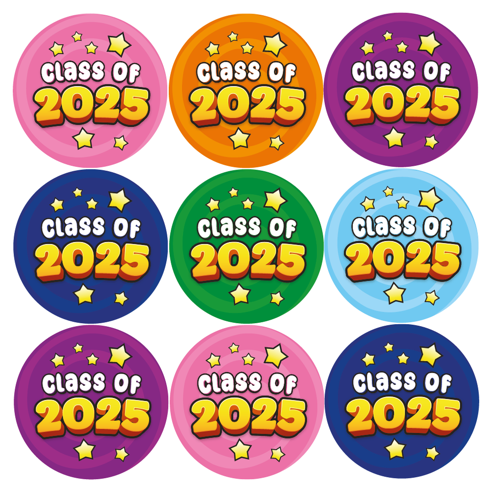 End of School Year Star Reward Stickers Class of — MyClassroom