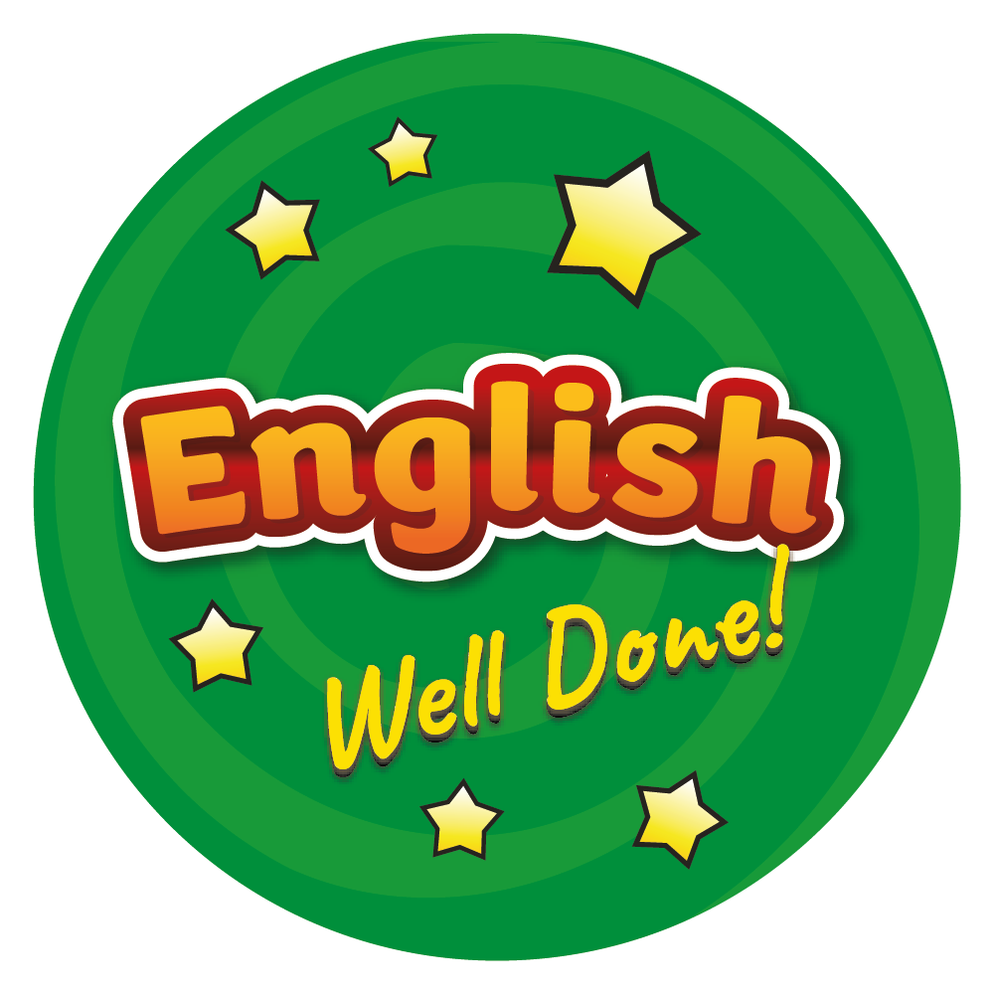 English Well Done Reward Stickers — MyClassroom