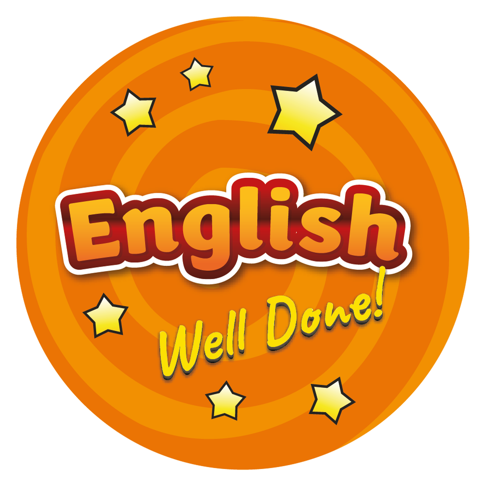 English Well Done Reward Stickers — MyClassroom