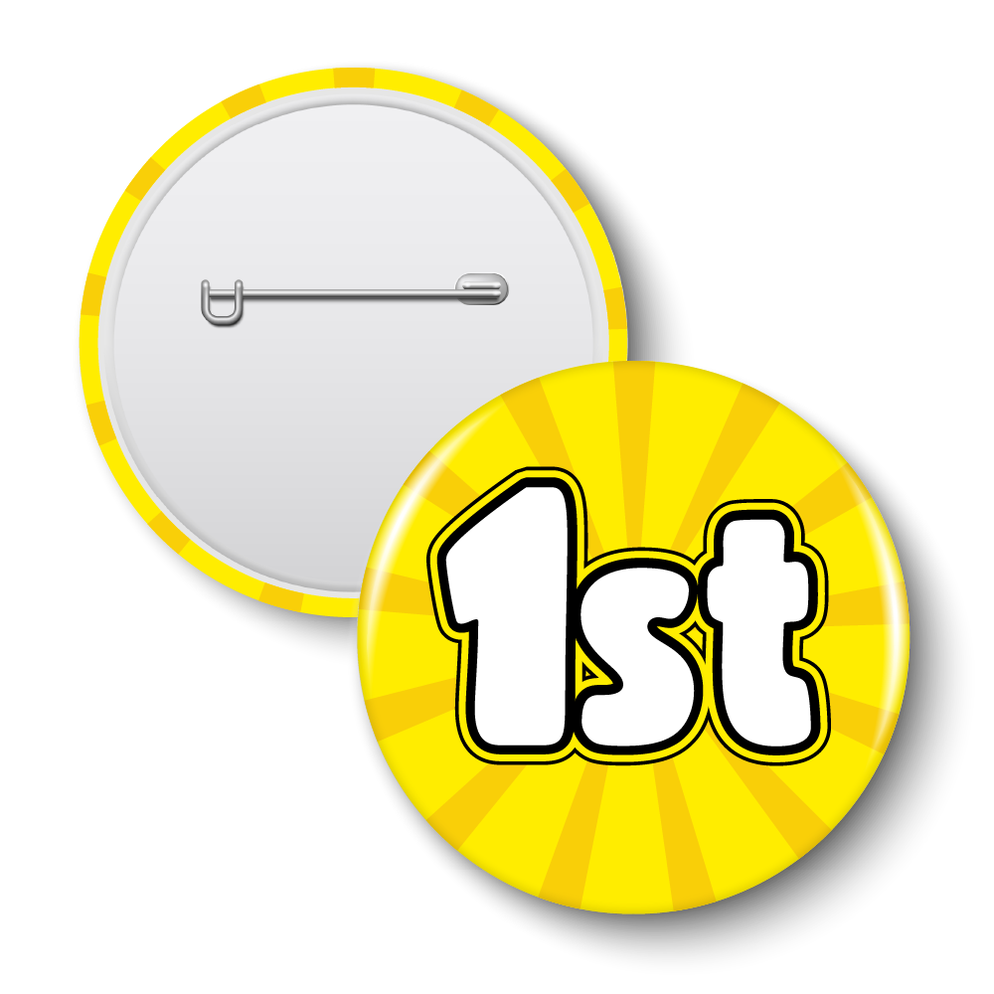 1st Place Sports Day Reward Badges (10 Badges - 38mm) — MyClassroom