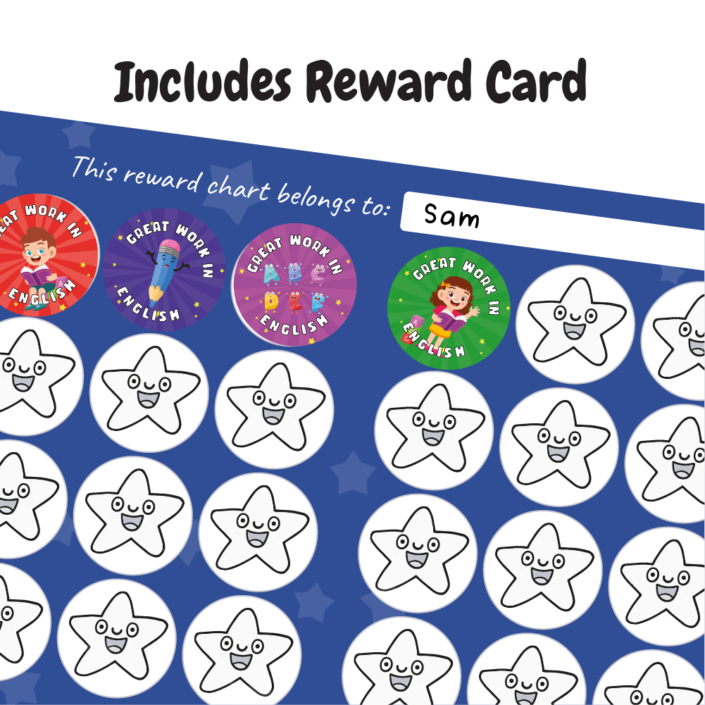 English Reward Stickers — MyClassroom