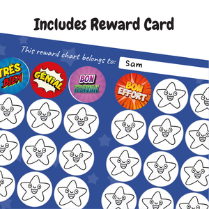 Comic French Reward Stickers — MyClassroom
