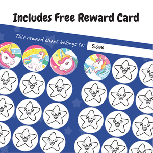 Rainbow Unicorns Reward Stickers — MyClassroom