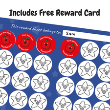 Personalised Smiling Apple Themed Reward Stickers — MyClassroom