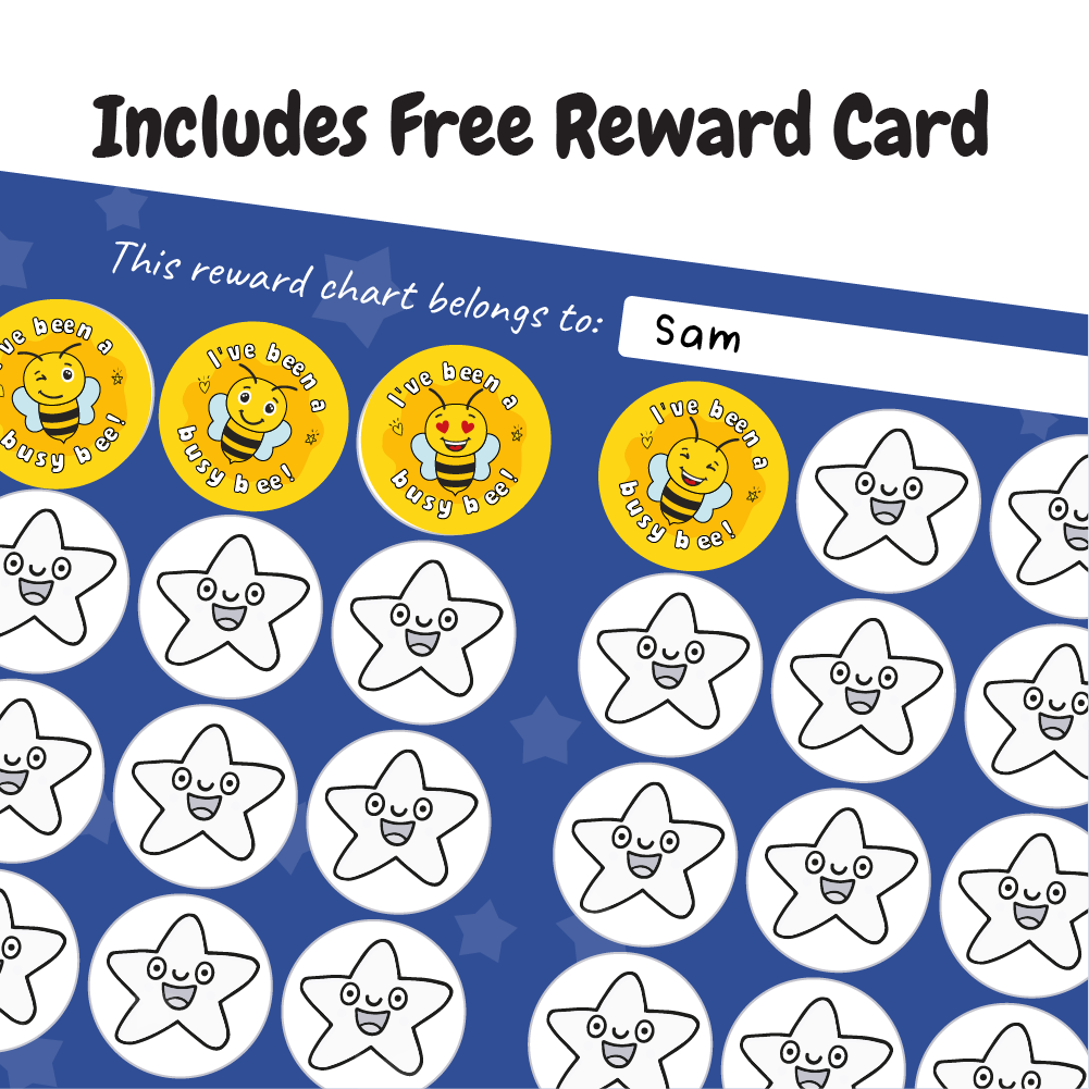 I've Been a Busy Bee Reward Stickers — MyClassroom