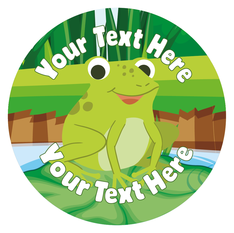 Personalised Happy Frog Reward Stickers — MyClassroom