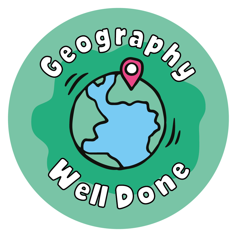 Geography Well Done Reward Stickers — MyClassroom