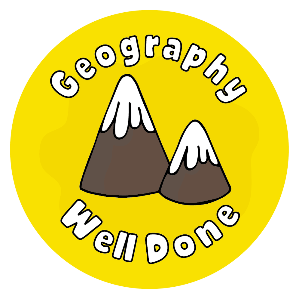 Geography Well Done Reward Stickers — MyClassroom