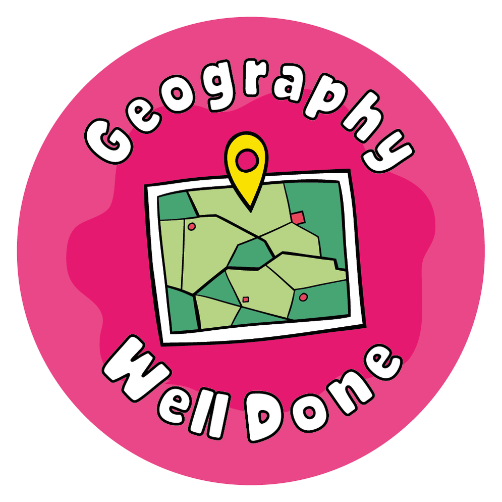 Geography Well Done Reward Stickers — MyClassroom