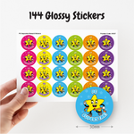 PE Superstar Reward Stickers — MyClassroom