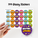 Bravery Award Star Reward Stickers — MyClassroom