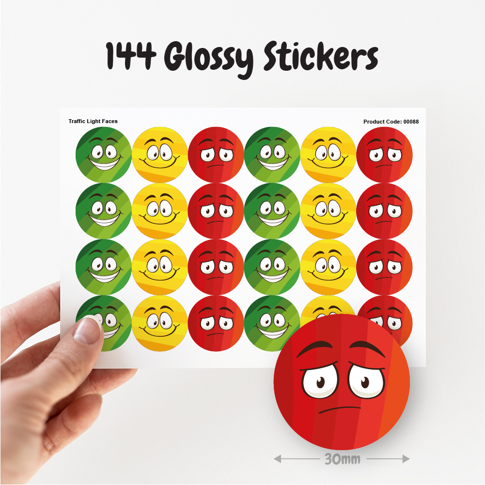 Traffic Light Faces Marking and Reward Stickers — MyClassroom