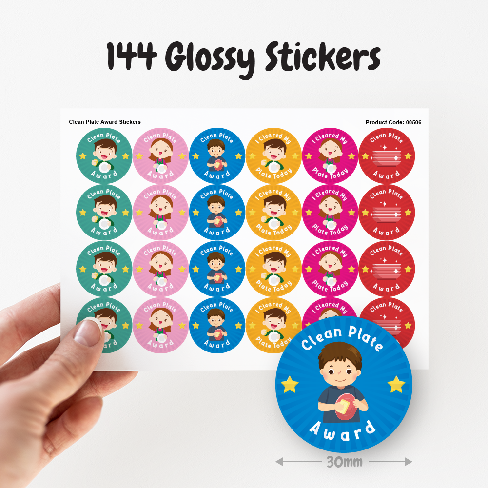 Clean Plate Award Stickers — MyClassroom