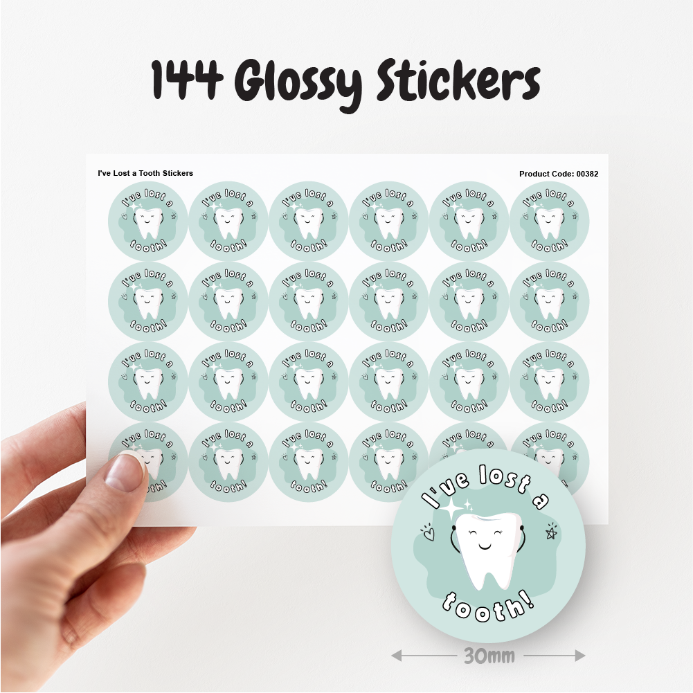 I've Lost a Tooth Stickers — MyClassroom