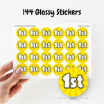 1st Place Sports Day Reward Stickers — MyClassroom