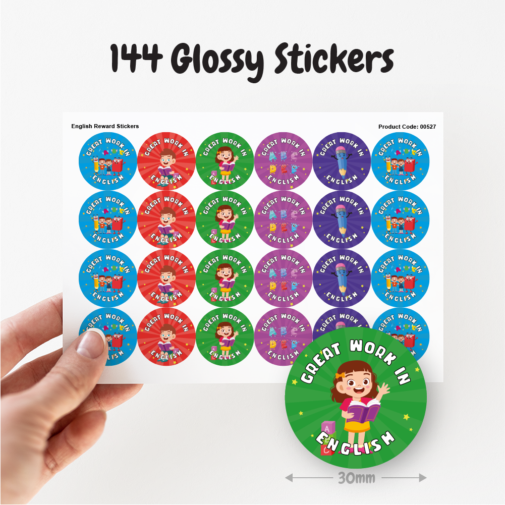 English Reward Stickers — MyClassroom