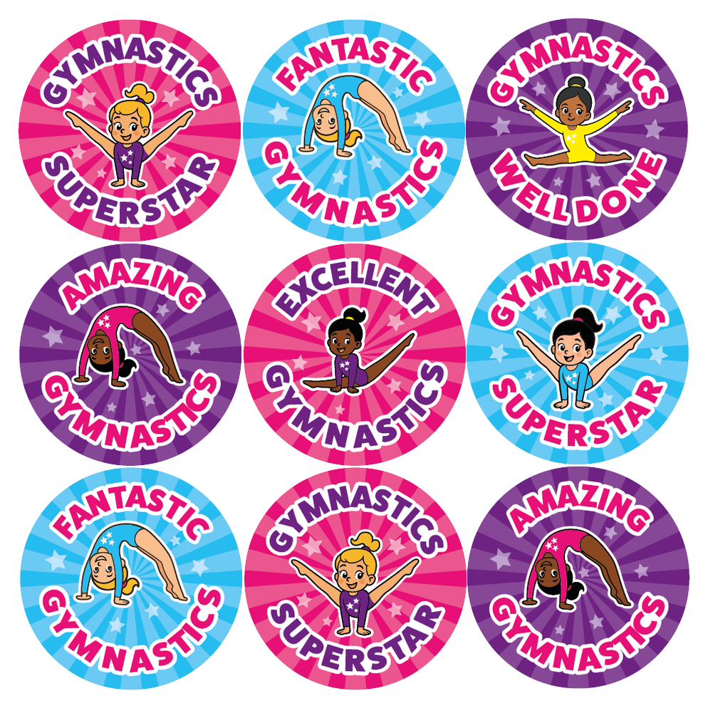 Gymnastics Reward Stickers — MyClassroom