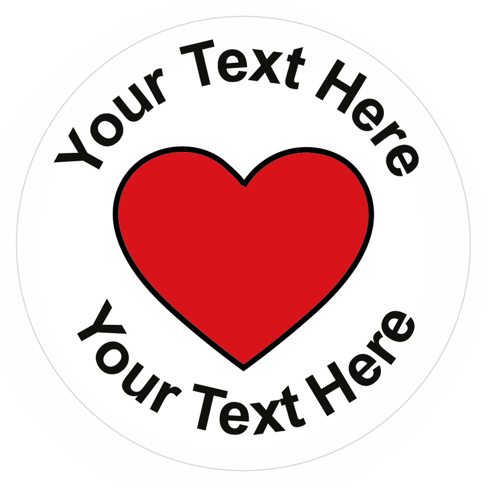 Personalised Valentine's Day Heart Reward Stickers — MyClassroom