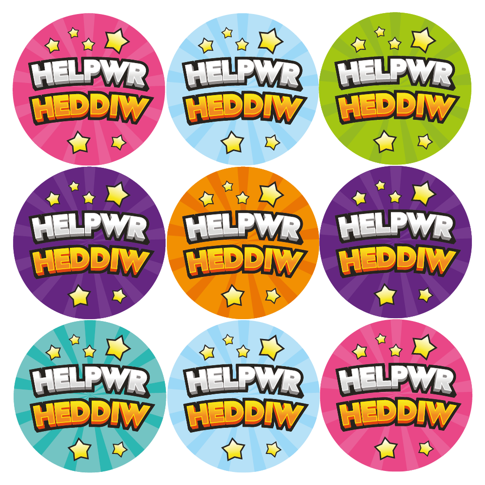 Helpwr Heddiw Welsh Reward Stickers — MyClassroom
