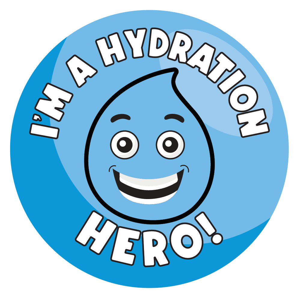 Hydration Hero Reward Stickers — MyClassroom