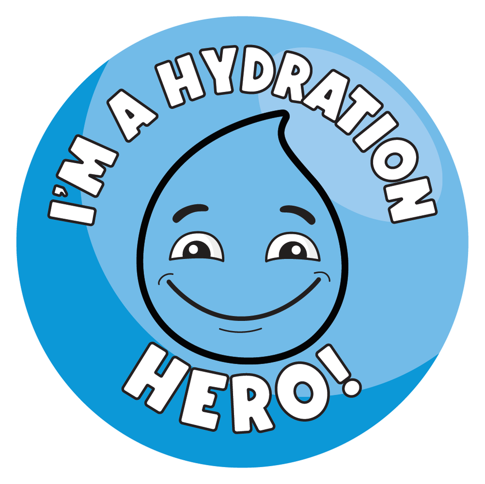 Hydration Hero Reward Stickers — MyClassroom