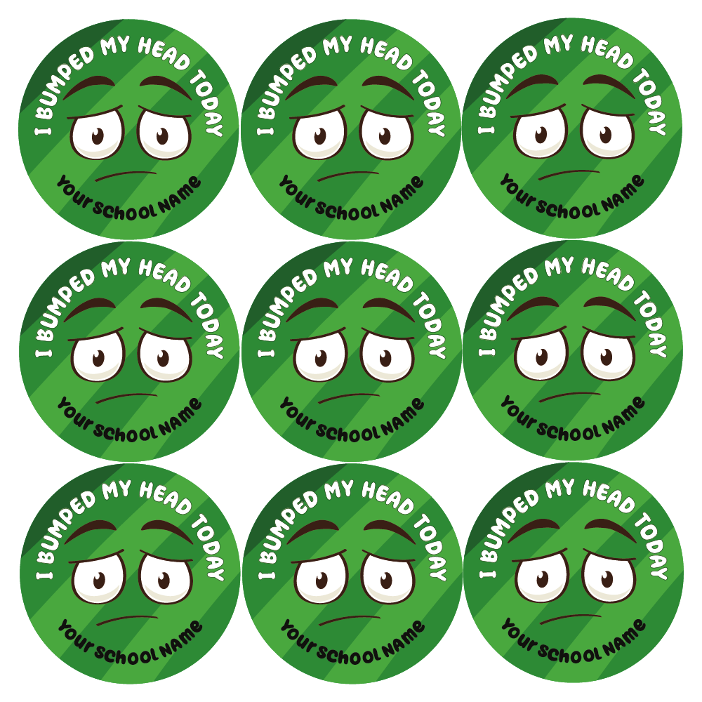 I Bumped My Head Today Stickers — MyClassroom