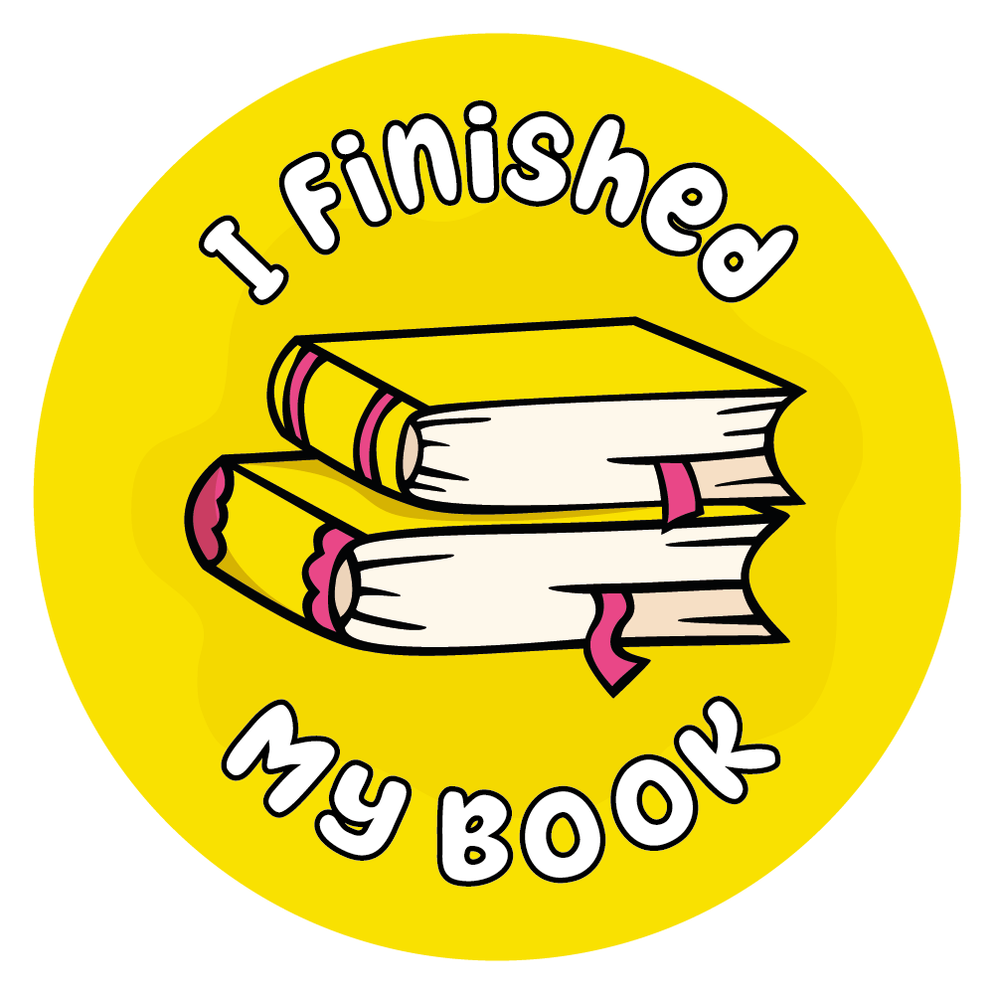 I Finished My Book Reading Reward Stickers — MyClassroom
