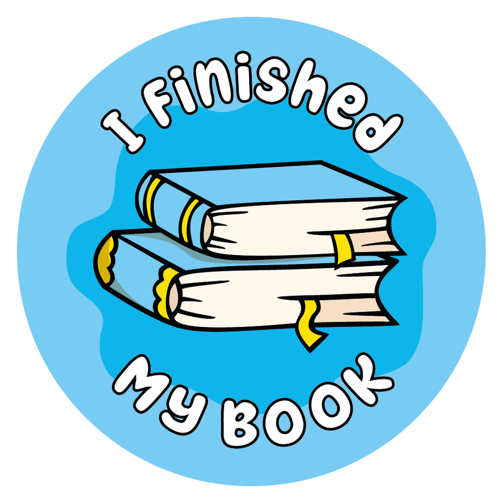 I Finished My Book Reading Reward Stickers — MyClassroom