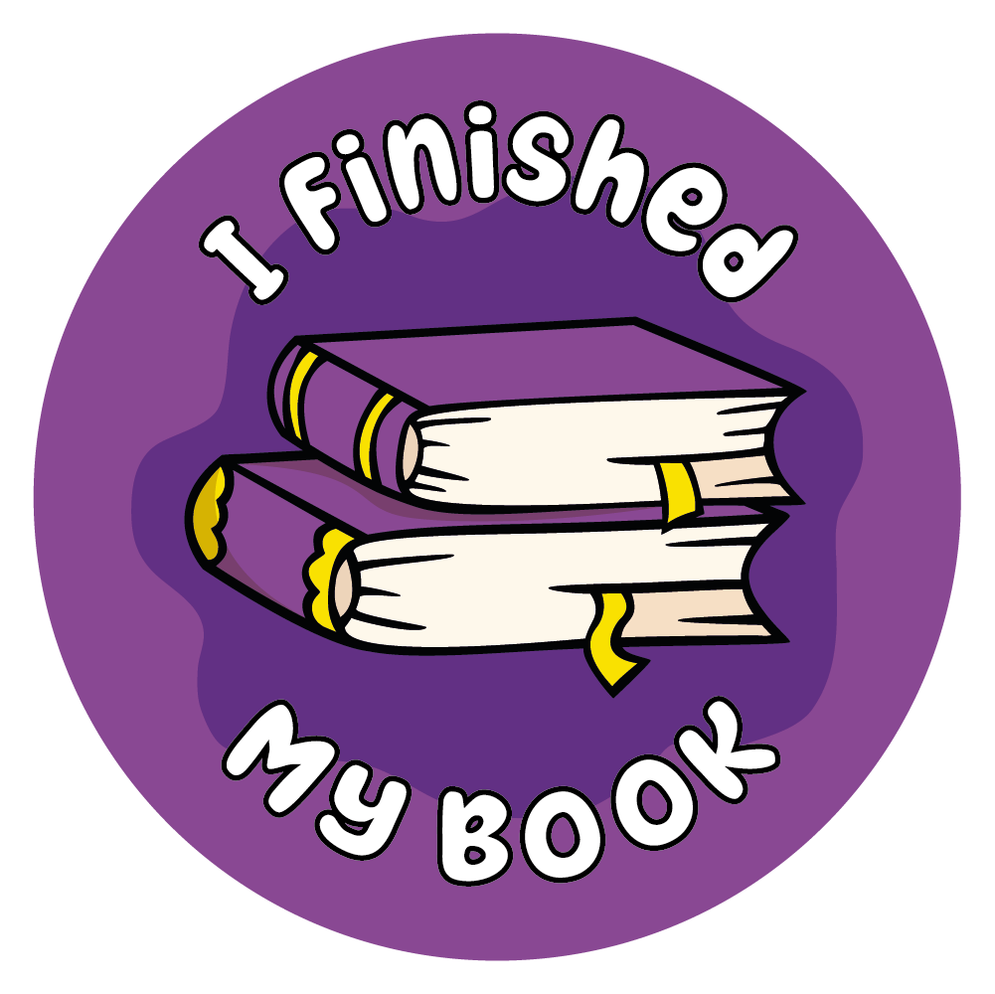 I Finished My Book Reading Reward Stickers — MyClassroom
