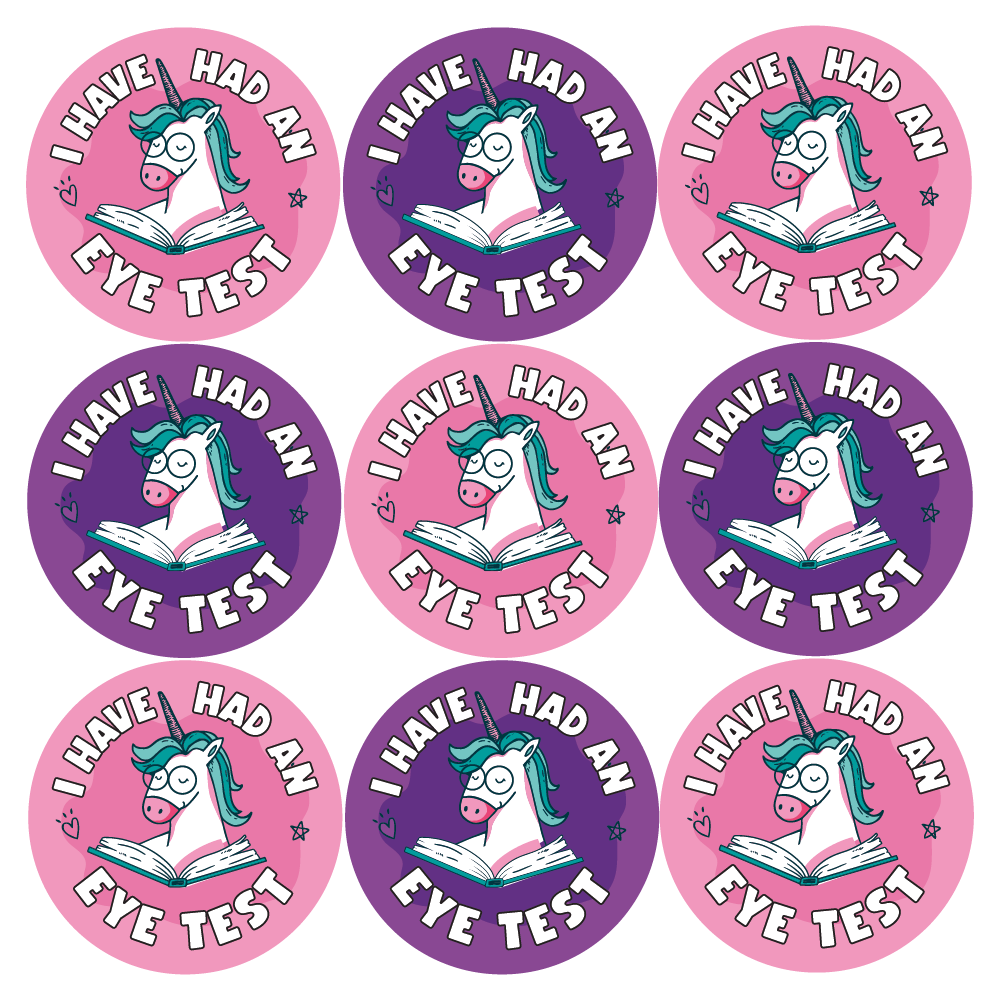 'I Have Had An Eye Test' Reward Stickers — MyClassroom
