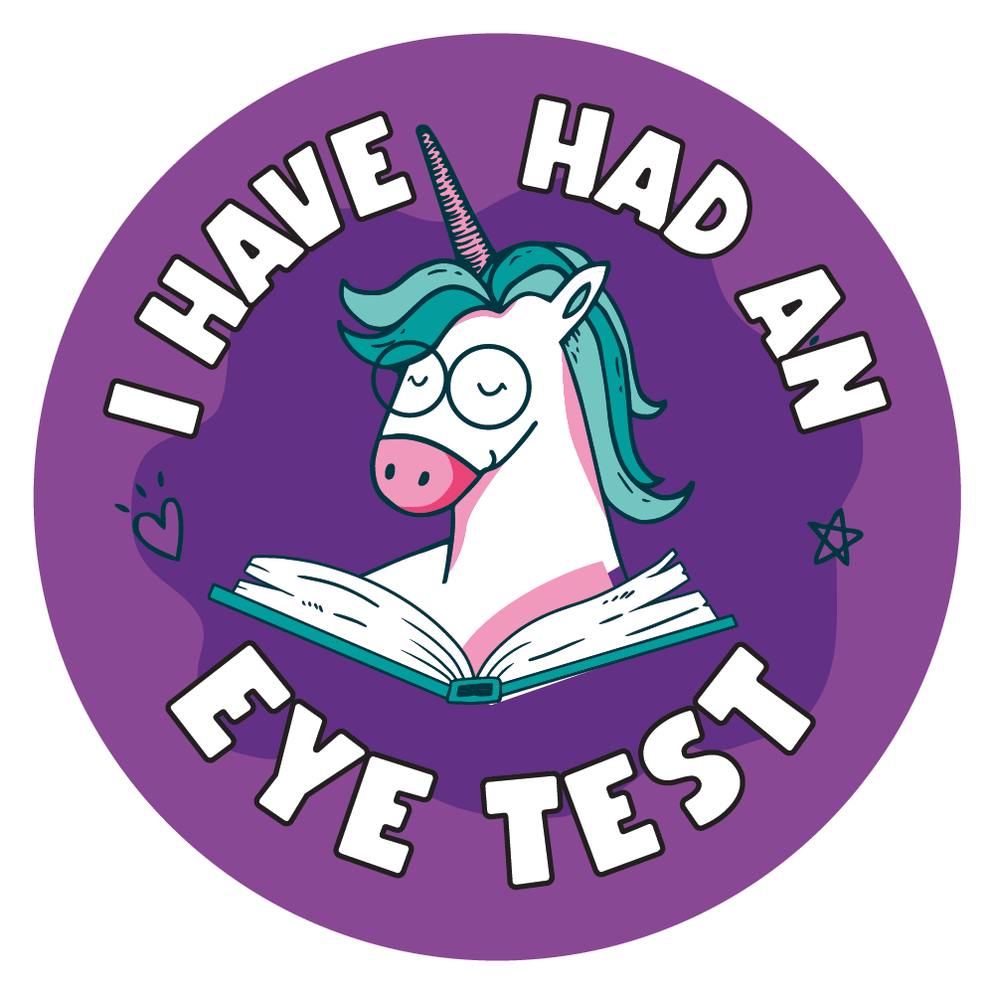 'I Have Had An Eye Test' Reward Stickers — MyClassroom