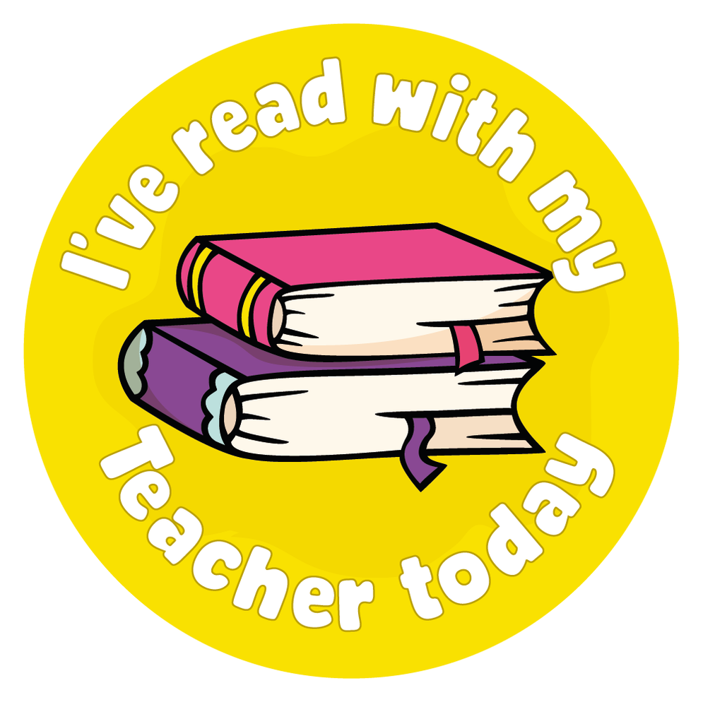 I've Read With My Teacher Today Reward Stickers — MyClassroom