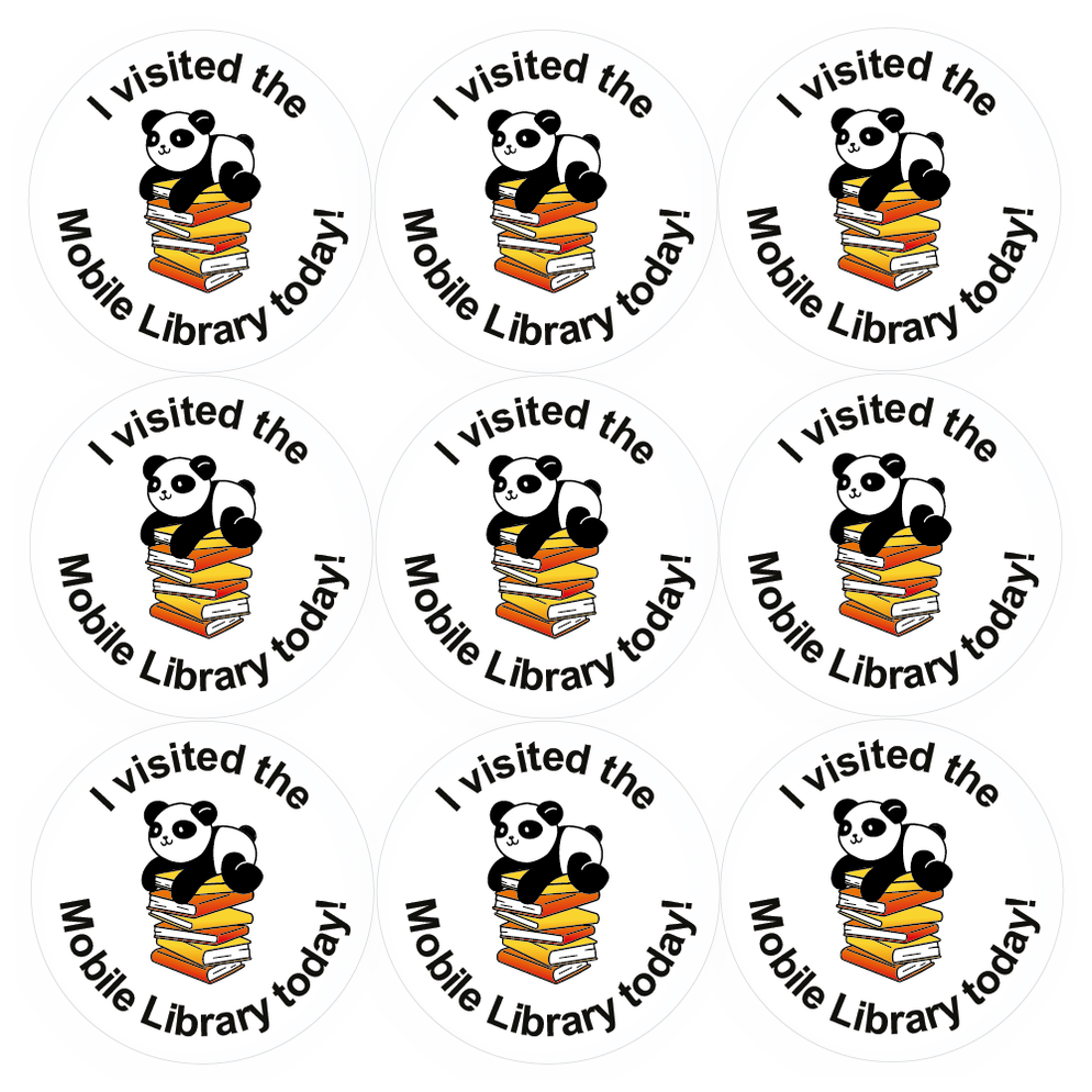 'I visited the Mobile Library today!' Library Reward Stickers — MyClassroom