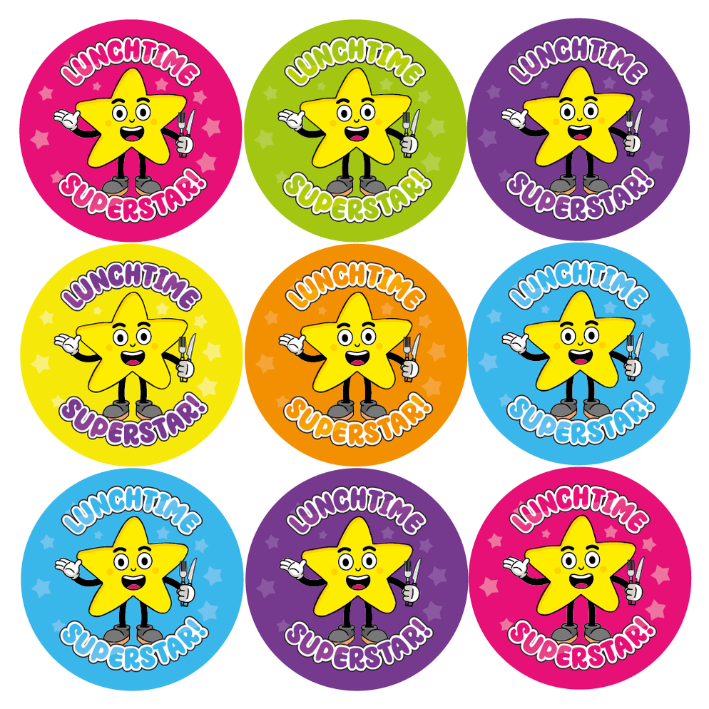 Lunchtime Superstar Reward Stickers — MyClassroom