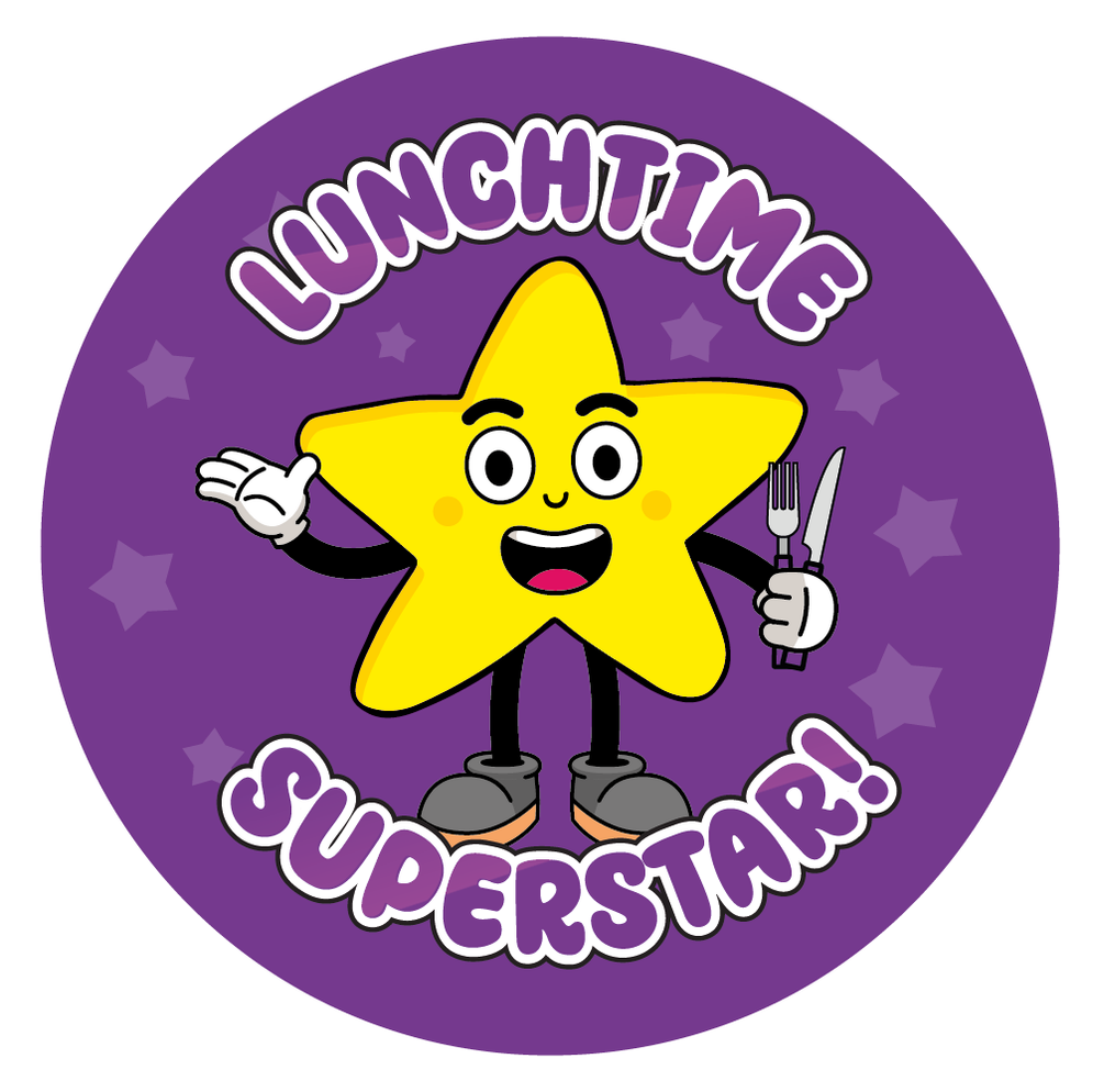Lunchtime Superstar Reward Stickers — MyClassroom