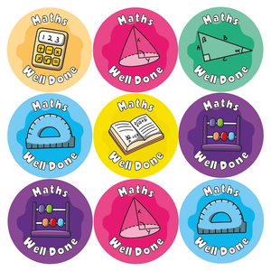Maths Well Done Reward Stickers — MyClassroom