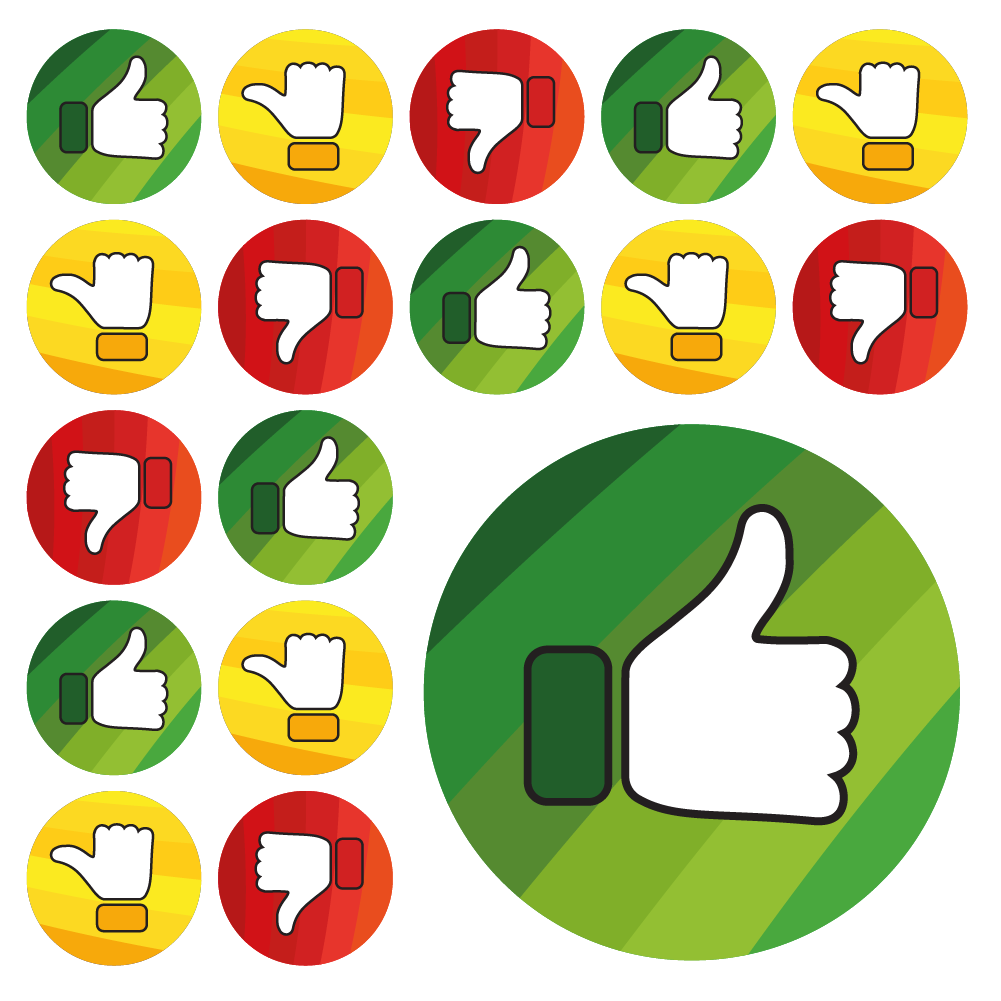 900 Traffic Light Thumbs Marking Stickers 10mm — MyClassroom
