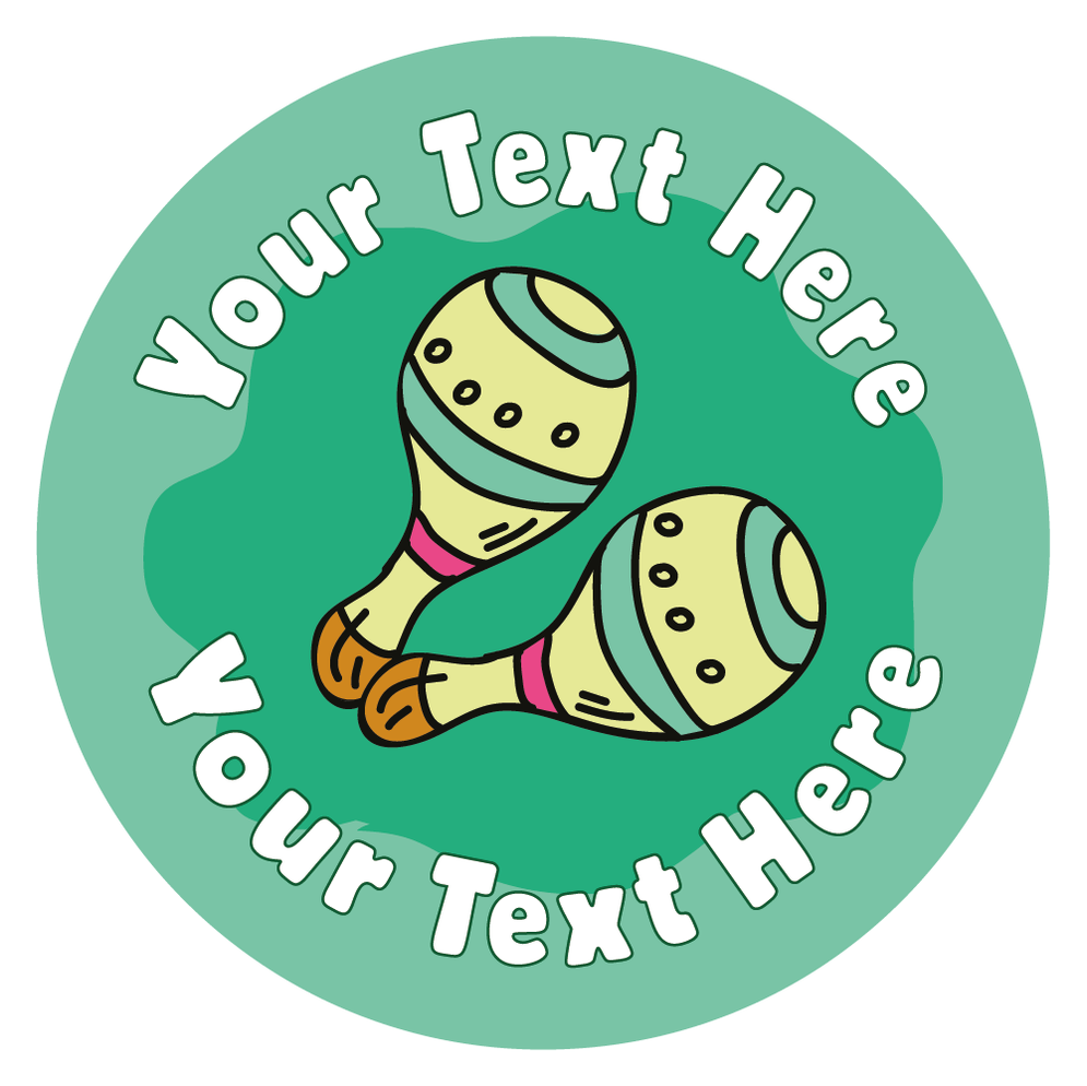 Personalised Music Well Done Reward Stickers — MyClassroom