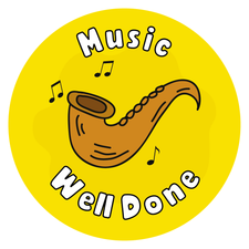 Music Well Done Reward Stickers — MyClassroom